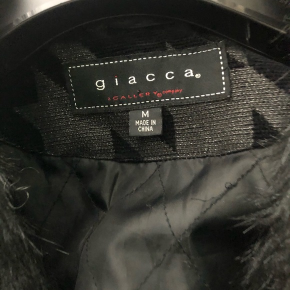 giacca | Jackets & Coats | Giacca Faux Fur Black Fall Winter Coat ...